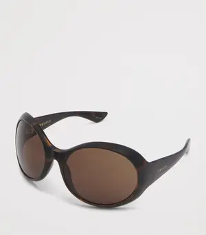 Alexander McQueen Round Kate Sunglasses