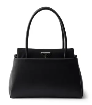 Prada Small Leather Passage Top-handle Bag - Black