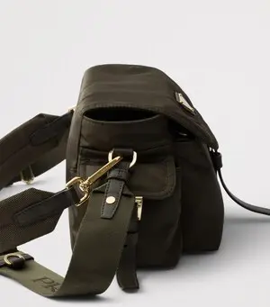 Prada Medium Re-nylon And Leather Explore Shoulder Bag
