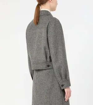 Max Mara Chevron Collared Jacket