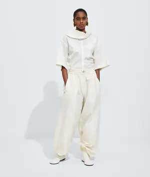 Bottega Veneta Compact Cotton Toile Trousers