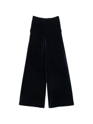 FORTE_FORTE Velvet Wide-leg Trousers