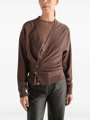 LEMAIRE Wool Blend Twisted Cardigan