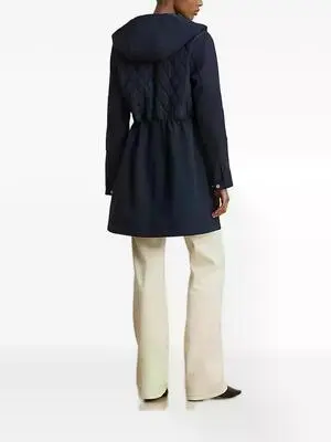 Ralph Lauren Quilted Panel Drawstring Coat