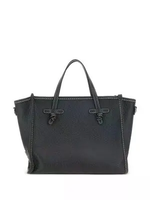 MARCELLA CLUB Miss Marcella Leather Tote Bag - Black