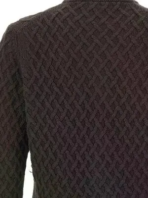 FILIPPO DE LAURENTIIS Merino Wool Cable-knit Cardigan