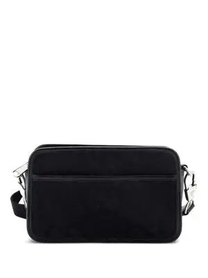 Gucci Jumbo Gg Canvas Mini Camera Bag - Black