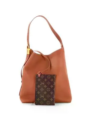 LOUIS VUITTON Low Key Calfskin Mm Hobo Bag - Brown