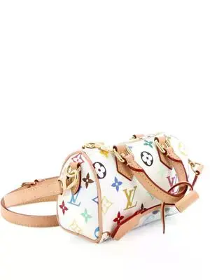 LOUIS VUITTON X Takashi Murakami Speedy Bandouliere Nm Bag Monogram Multicolor Nano Satchel - Multicolour