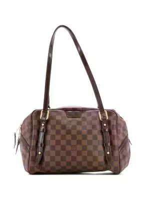 LOUIS VUITTON Rivington Damier Gm Satchel - Brown
