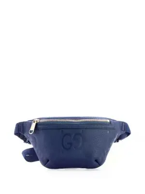 Gucci Jumbo Gg Embossed Leather Small Belt Bag
