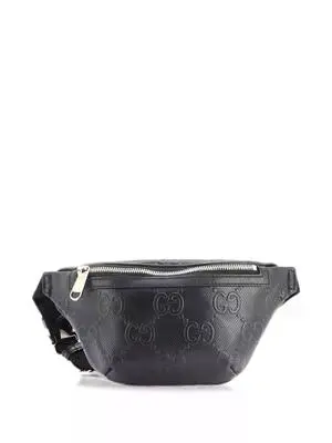Gucci Gg Embossed Perforated Leather Small Belt Bag