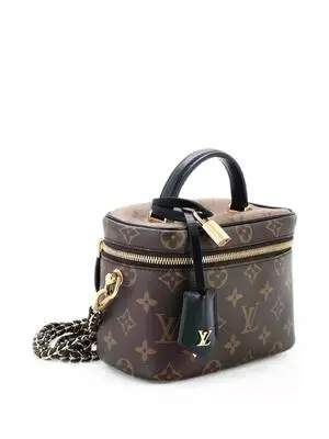 LOUIS VUITTON Vanity Handbag Reverse Monogram Canvas Pm Satchel