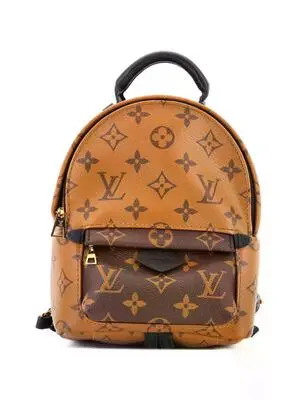 LOUIS VUITTON Palm Springs Reverse Monogram Canvas Mini Backpack - Brown