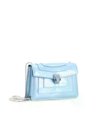 BVLGARI Serpenti Forever Square Patent Small Shoulder Bag