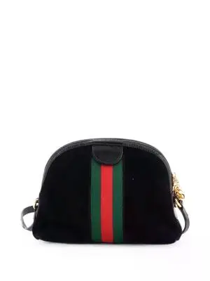 Gucci Ophidia Dome Shoulder Bag Suede Small Crossbody Bag