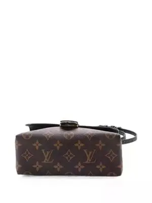 LOUIS VUITTON Locky Handbag Monogram Canvas With Leather Bb Satchel