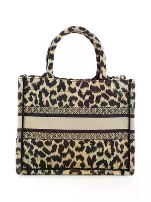 Dior Embroidered Canvas Tote Bag