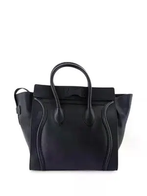 Celine Luggage Bag Smooth Leather Mini Tote Bag