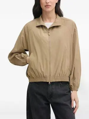 SAVE THE DUCK Wyla Zip-up Bomber Jacket - Brown