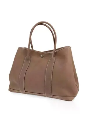 Hermès 2011 Garden Party Togo Tote Bag - Brown