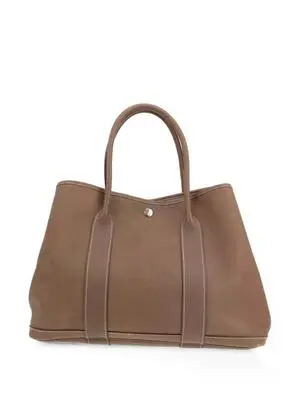 Hermès 2011 Garden Party Togo Tote Bag - Brown
