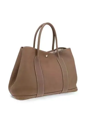 Hermès 2011 Garden Party Togo Tote Bag - Brown