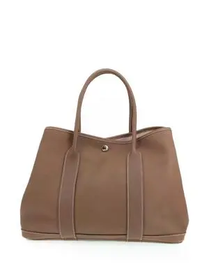 Hermès 2011 Garden Party Togo Tote Bag - Brown