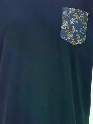 BOB Beach Paisley-pocket T-shirt