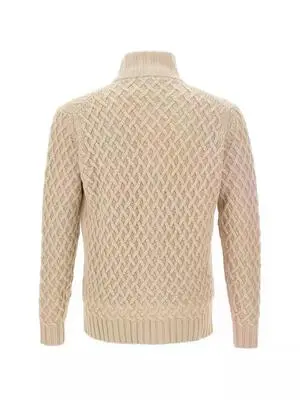 FILIPPO DE LAURENTIIS Cable-knit Button-up Cardigan