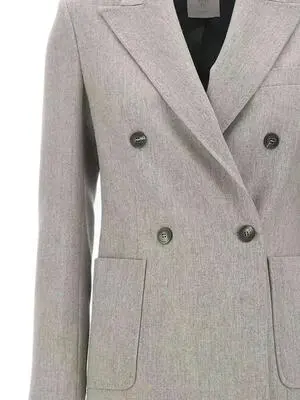 Eleventy Double-breasted Peak-lapel Blazer