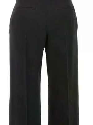 Eleventy Pressed-crease Silk Tailored Trousers
