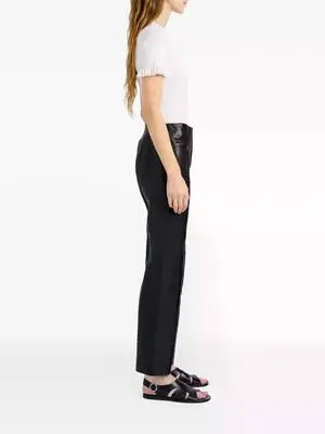Proenza Schouler White Label Isadora Leather Trousers - Black