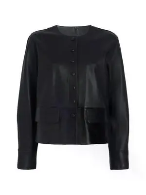 Proenza Schouler White Label Robin Jacket In Leather - Black