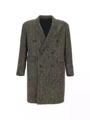 Tagliatore Pino Lerario Herringbone Double-breasted Coat