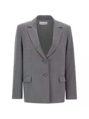 KAOS Flap-pocket Single-breasted Blazer - Grey