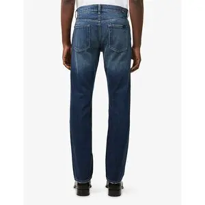 7 For All Mankind Straight Mid-rise Denim Jeans