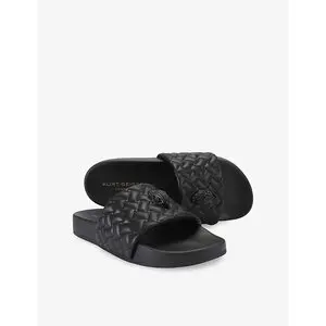 Kurt Geiger Meena Eagle Faux-leather Slides