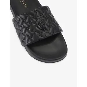 Kurt Geiger Meena Eagle Faux-leather Slides