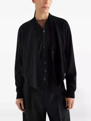 LEMAIRE Trompe-l’œil Merino Wool Blend Cardigan