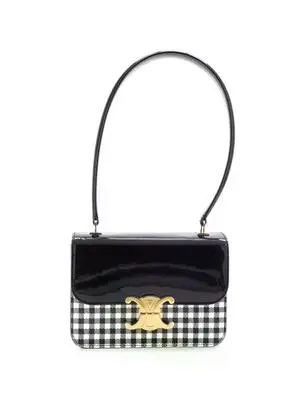 Celine Garance Bag Printed Patent Teen Shoulder Bag