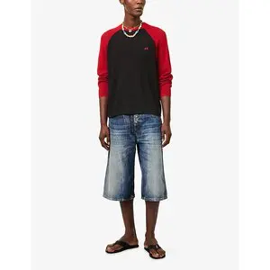 TWOJEYS Colour-block Rib-knit Jumper