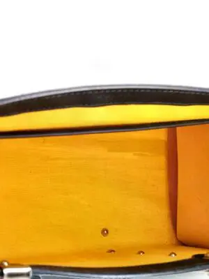 Goyard Structured Saigon Top Handle Bag Coated Canvas With Leather Mini Satchel