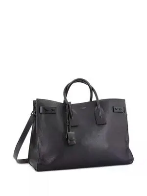 Saint Laurent Sac De Jour Souple Leather Large Satchel - Black