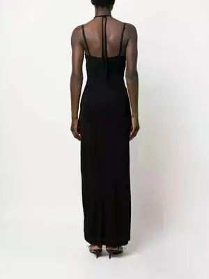 FRAME Cut-out Halterneck Dress