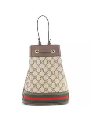 Gucci Ophidia Gg Coated Canvas Small Bucket Bag