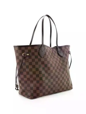 LOUIS VUITTON Damier Neverfull Mm Tote Bag - Brown