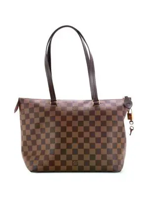 LOUIS VUITTON Damier Pm Iena Tote Shoulder Bag - Brown