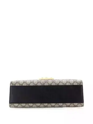 Gucci Padlock Gg Coated Canvas And Leather Medium Shoulder Bag