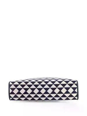Prada Symbole Shopper Jacquard Large Tote Bag